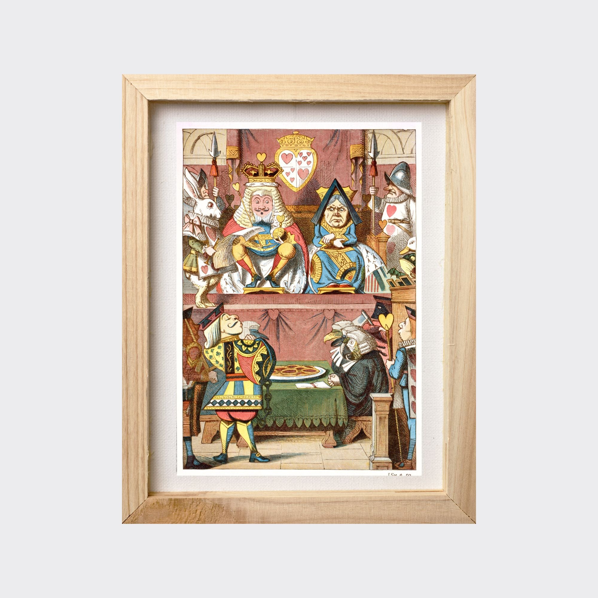 Print - Alice in Wonderland - Trial of the Knave of Hearts – Law Suits ...